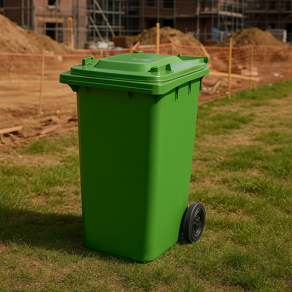 240L Wheelie Bin - Green – BINBASE